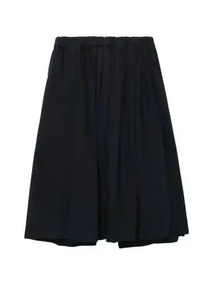 Comme Des Garçons Pleated Midi Skirt