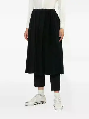 Comme Des Garçons Pleated Midi Skirt