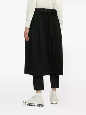 Comme Des Garçons Pleated Midi Skirt