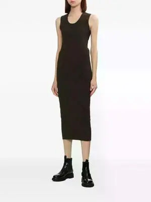 Fear Of God Scoop-neck Ribbed Midi Dress