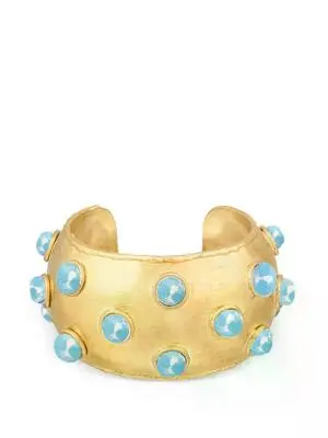 Sylvia Toledano Stone-embellishment Cuff Bracelet - Gold