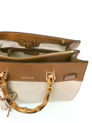 Liu Jo Jacquard Bamboo Tote Bag