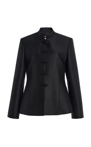 RÓHE Hourglass Wool Blazer - Black