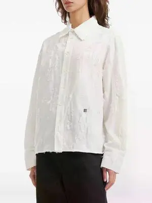 ADER ERROR Distressed Collared Shirt