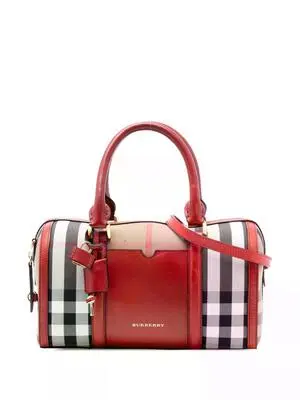 Burberry Silver Tone Travel Bags