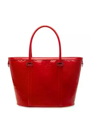 Dior 2009 Diorissimo Trotter Patent Tote Bag - Red