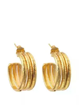 Sylvia Toledano Triple-hoop Earrings - Gold