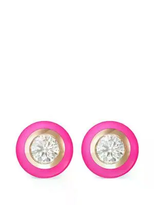 Melissa Kaye 18kt Rose Audrey Diamond Earrings - Gold