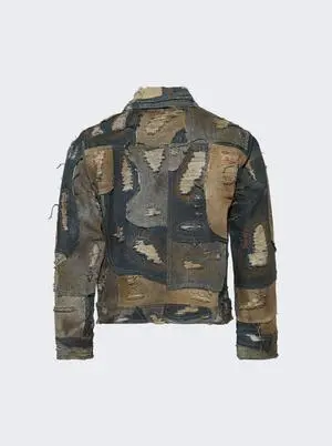 WHO DECIDES WAR Dusty Blues Trucker - Multi