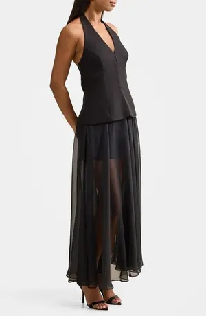 EVER NEW Martine Halter Maxi Dress