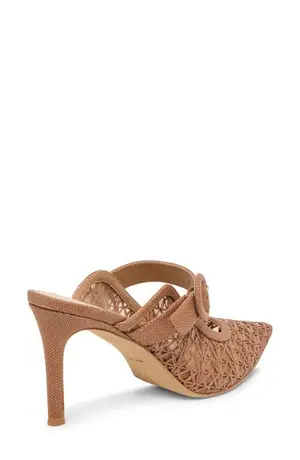 Dolce Vita Keekee Pointed Toe Pump - Mid Brown Cross Hatc