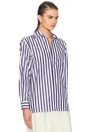 Ralph Lauren Capri Button Up Top