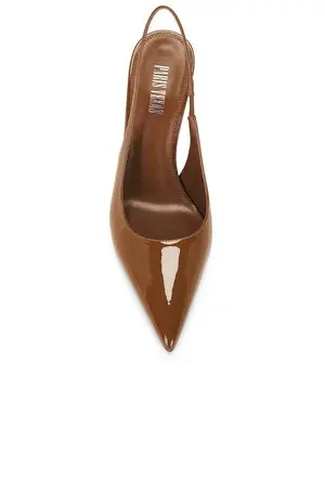 Paris Texas Lidia Slingback 105 Pump - Coffee