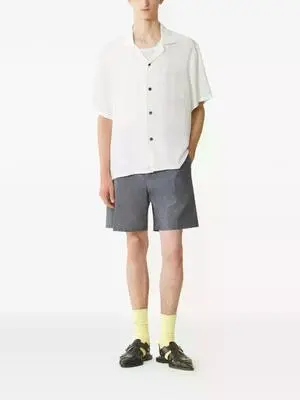 LANVIN Chest-pocket Back-graphic Shirt