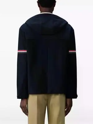 Thom Browne Stripe-detail Hooded Jacket