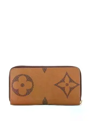 LOUIS VUITTON Zippy Wallet Reverse Monogram Giant Small Wallets