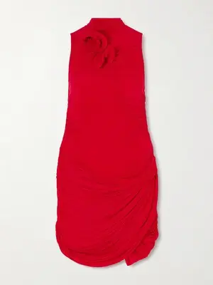 Magda Butrym Ruched Jersey Mini Dress