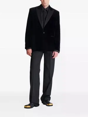 Balmain Velvet Single-breasted Blazer
