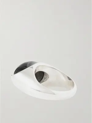 LOREN STEWART Orb Sterling Silver And Agate Ring