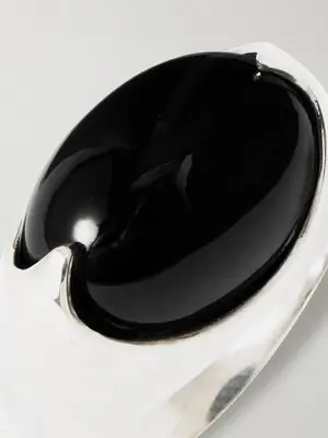 LOREN STEWART Orb Sterling Silver And Agate Ring