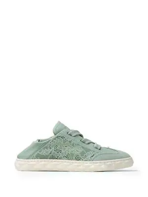JIMMY CHOO Diamond Flex Laced Laser-cut Sneakers