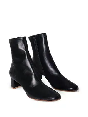 By Far Sofia Square-toe Block-heel Boots