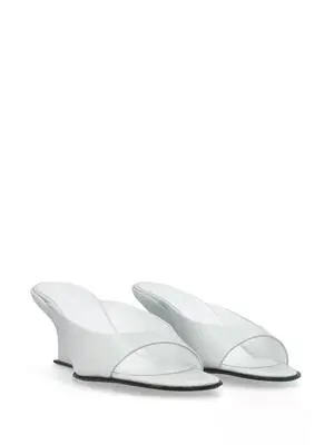 By Far Caroo Sculpted-heel Mules