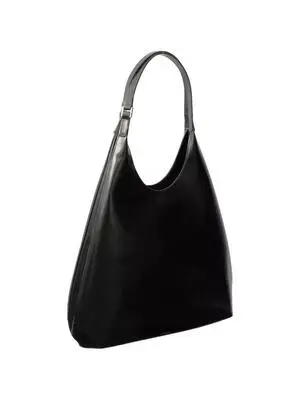 By Far Amber Folio Patent Leather Shoulder Bag