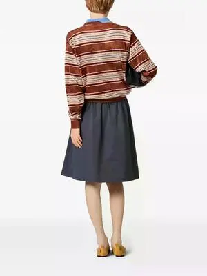 Miu Miu Striped Chenille Sweater