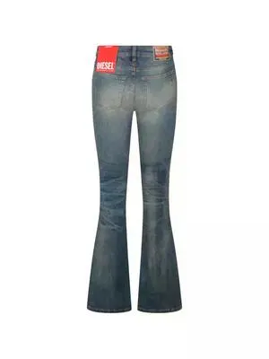 DIESEL Logo-patch Flared Jeans