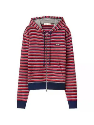 Miu Miu Drawstring Sweatshirts Hoodies For Women