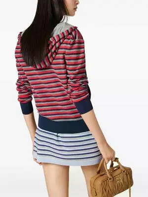 Miu Miu Striped Hoodie