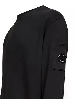 C.P. COMPANY Crew-neck Sweatshirt With Snap-buttoned Patch Pocket