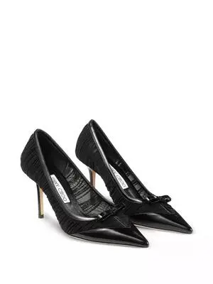 JIMMY CHOO Love Bow 85mm Leather Pumps