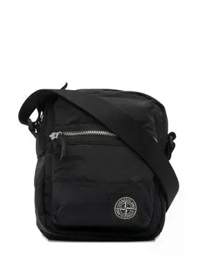 Stone Island Nylon Metal Messenger Bag - Black