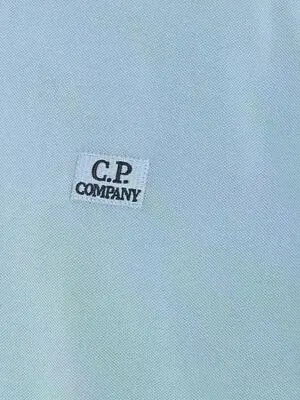 C.P. COMPANY Logo-detail Polo Shirt - Blue
