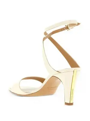 FERRAGAMO Square-toe Ankle-strap Sandals