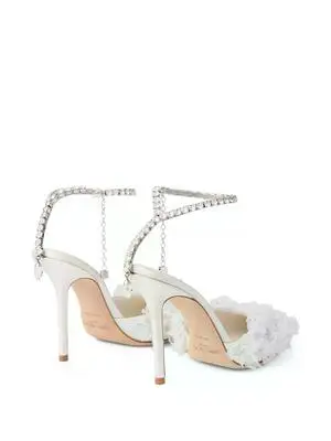 JIMMY CHOO Saeda Floral Embellished Pumps