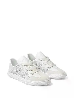 JIMMY CHOO Diamond Light Flex Sneakers - White