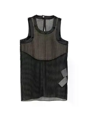 Sacai Striped Vest Top