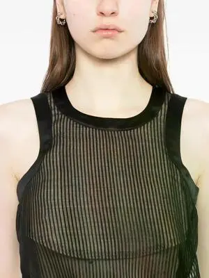 Sacai Striped Vest Top