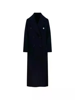 Max Mara Buttoned Coat - Blue