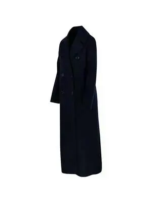 Max Mara Buttoned Coat - Blue
