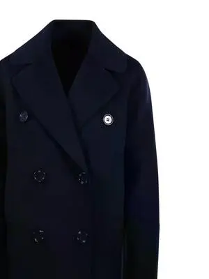 Max Mara Buttoned Coat - Blue