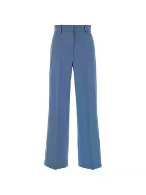 Max Mara Visivo Wool Trousers - Blue