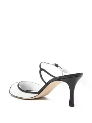 Manolo Blahnik Versari Leather Sandals