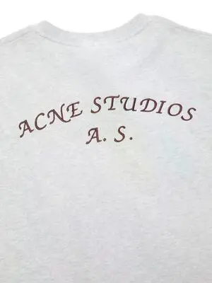 Acne Studios Logo-embroidered Sweatshirt - Grey