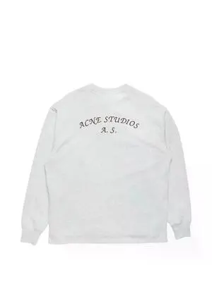 Acne Studios Logo-embroidered Sweatshirt - Grey