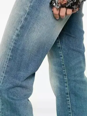 R13 Cuffed Straight Jeans
