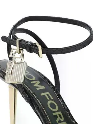 TOM FORD Padlock-detail Heeled Sandals